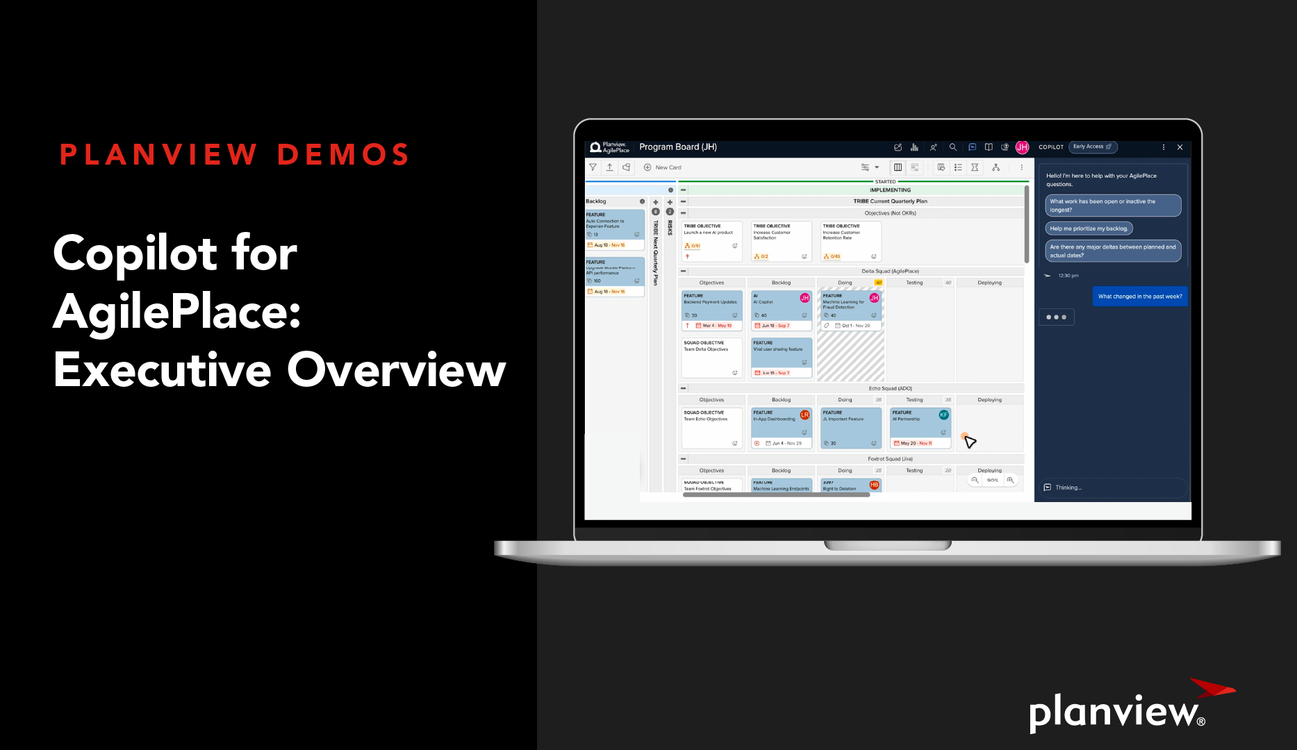 Planview Anvi™ (formerly Copilot) AgilePlace Demo
