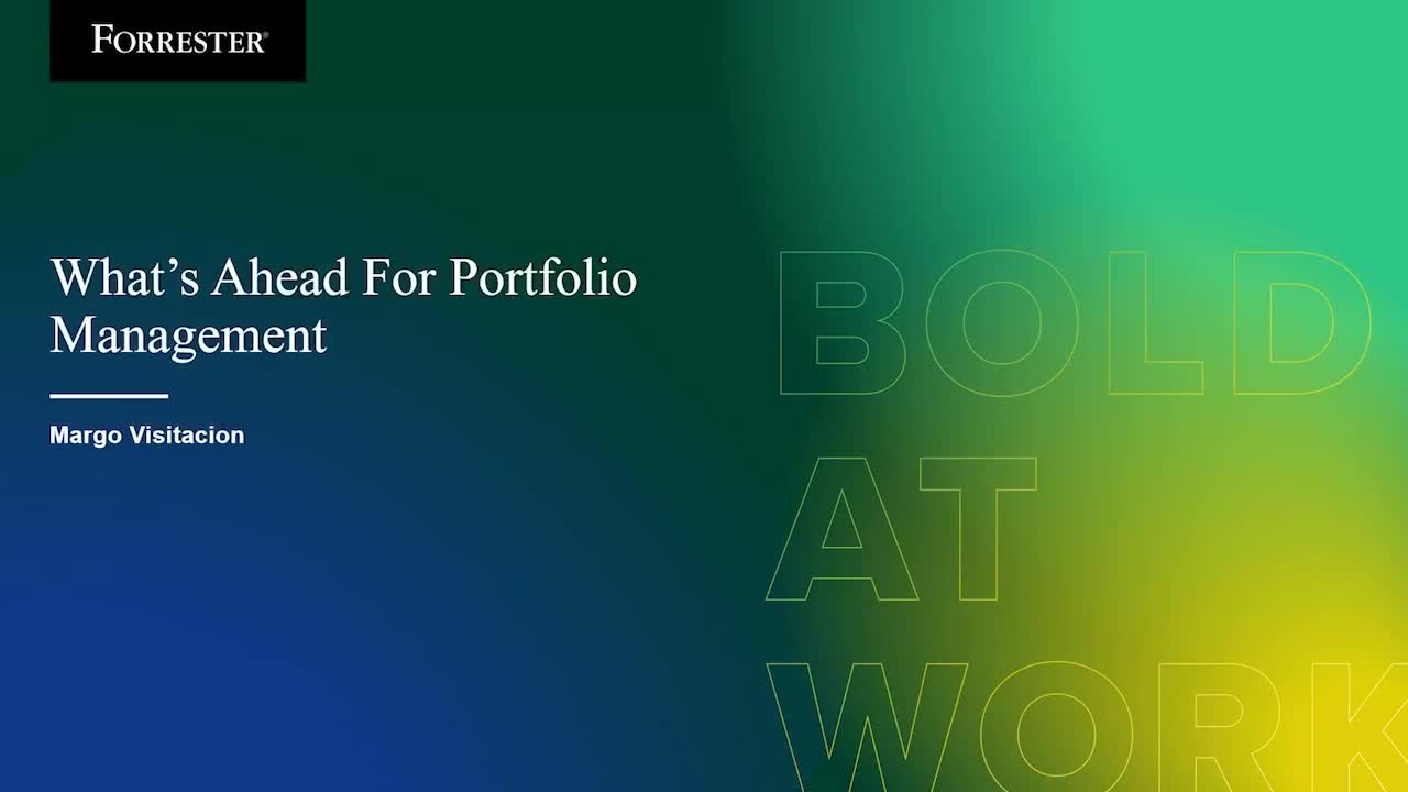 What's Ahead For Portfolio Management