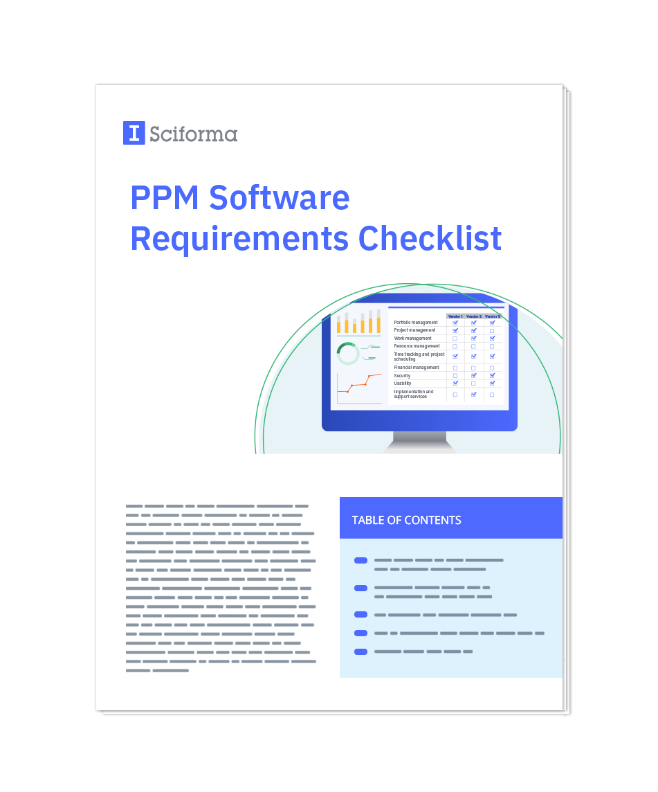 PPM Tool Requirements Checklist